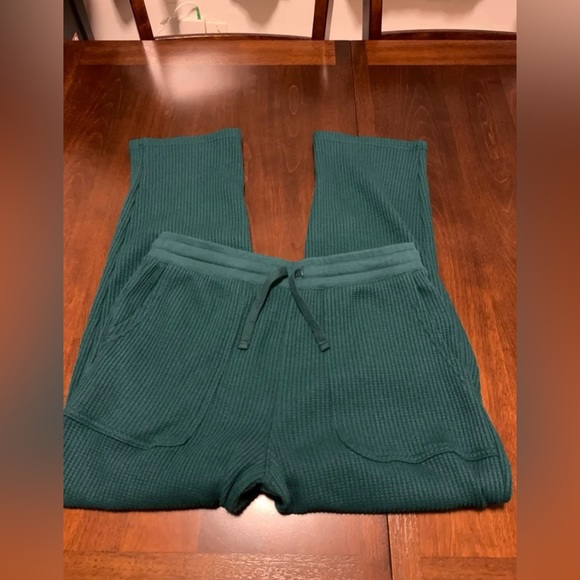 GAP | Pants & Jumpsuits | Green Pine Waffle Easy Taper Pants From The ...